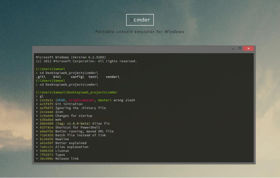 Python高效编程工具——cmder 进击的码农设计师